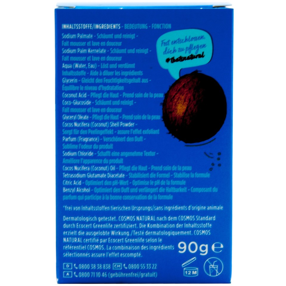 Nature Box Fixed Massage + Peeling Shower Care With Coconut 3 X 90g ...