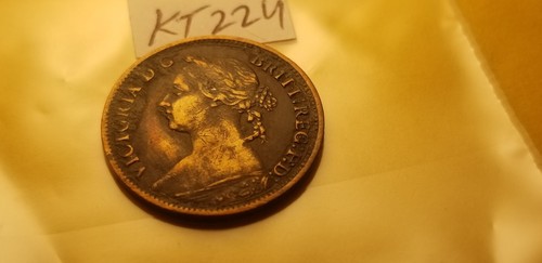 Great Britain 1891 Rare Farthing Farthing Coin Idkt39. | eBay