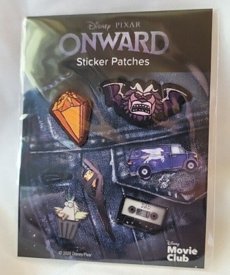 Disney Pixar Onward Sticker Patches Disney Movie Club 2020 Contains 2 ...