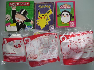 McDonalds toys Pokemon, Adopt me, Spongebob , Tom and Jerry | eBay ...