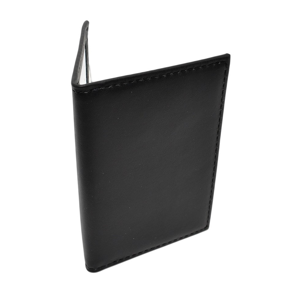 Perfect Fit Double ID Dress Leather Credential Case Black Wallet 2.75 X ...