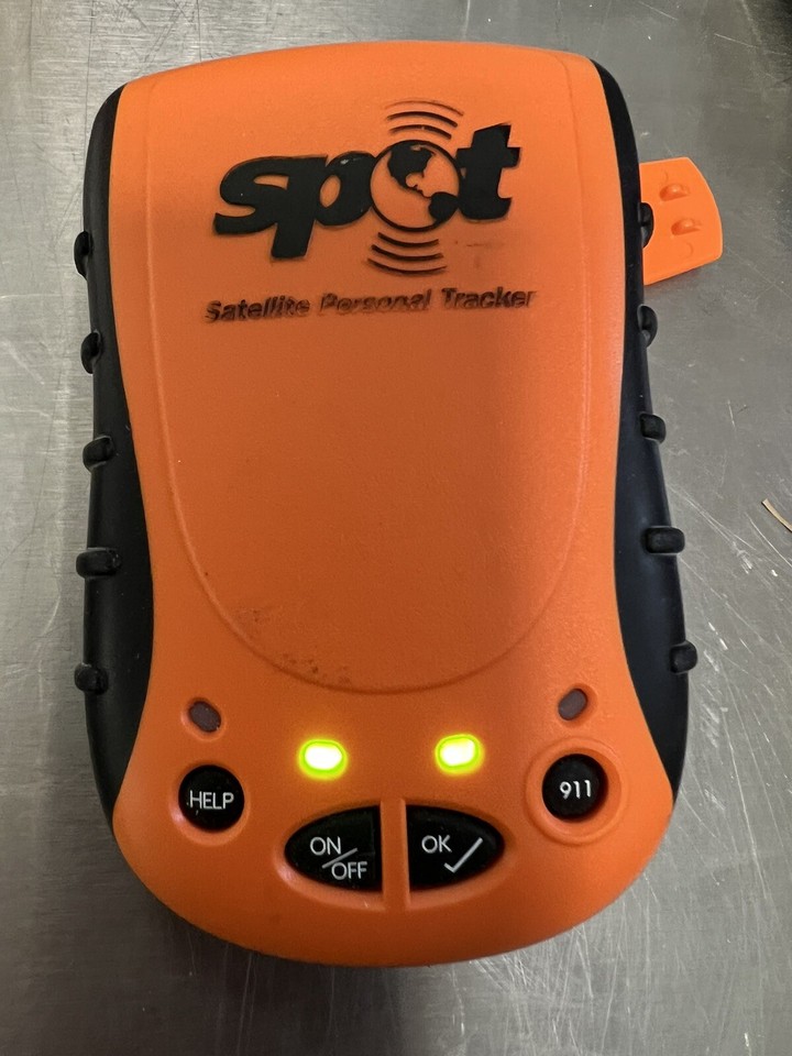 SPOT Satellite Personal Tracker Handheld GPS Transmitter Safety Alert ...