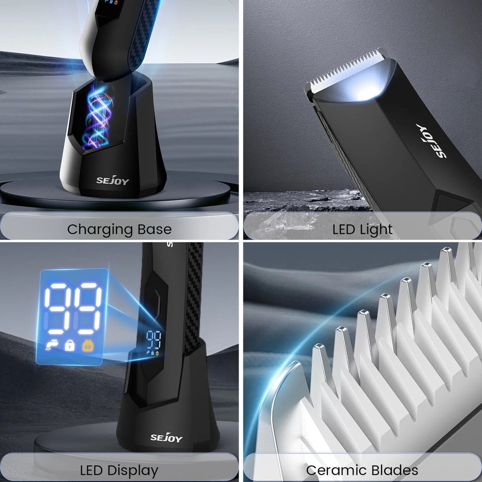 Electric Men Pubic Hair Trimmer Groin Body Hair Ball Shaver Clipper ...