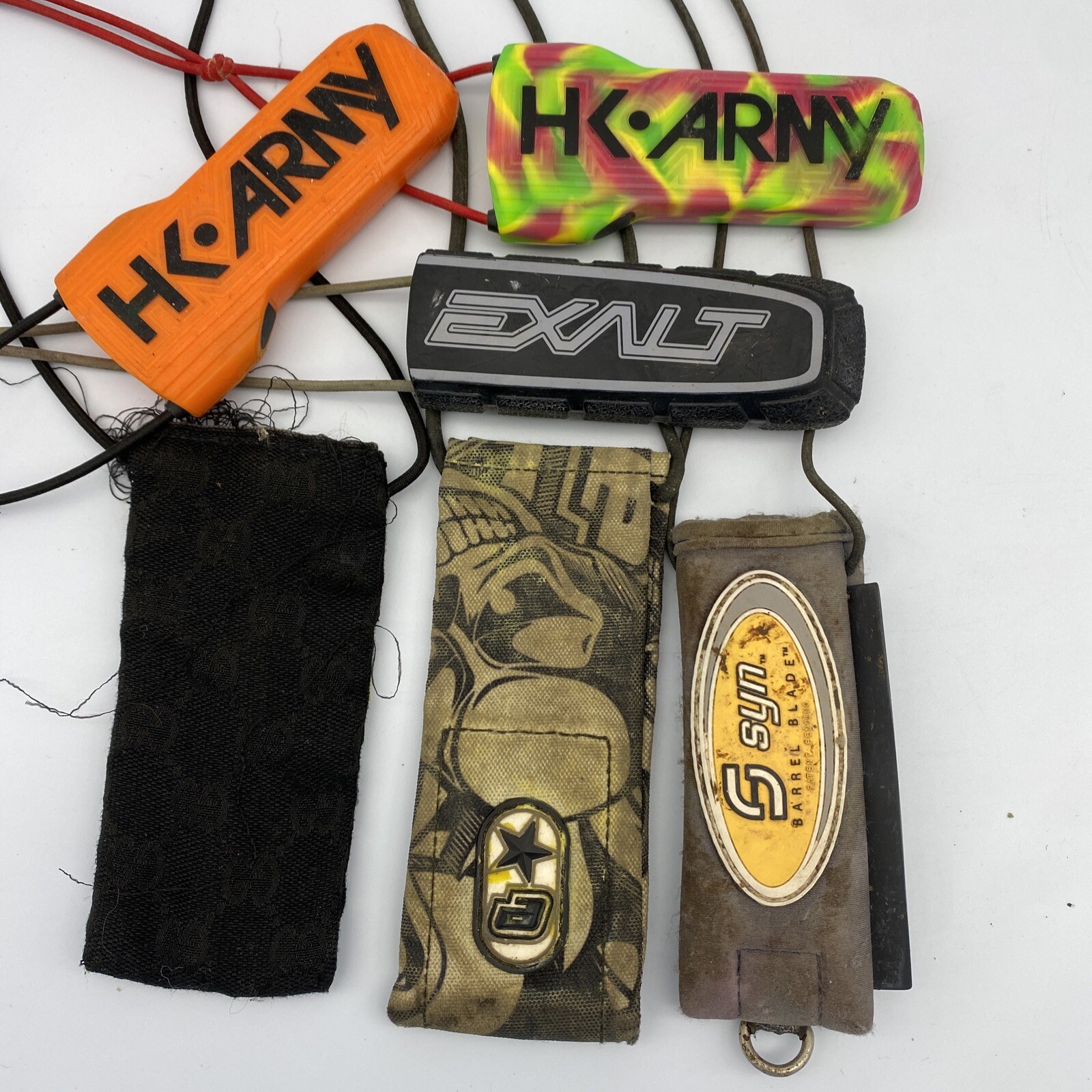 (6) Barrel Sock Lot Paintball Gun Barrel Cover Plug Sock HK Army Planet ...