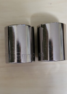 Set of (2) Armstrong 38-118 18mm, 12 Point, 3/8-Inch Drive Metric Std ...