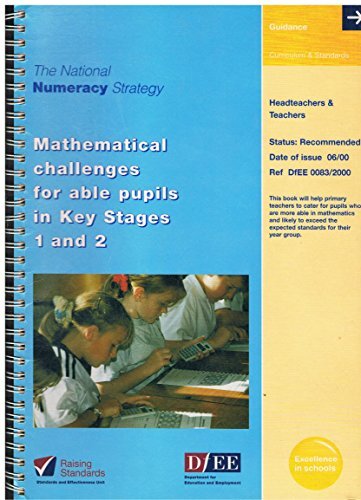 The National Numeracy Strategy - Mathematical Challenges For Able ...