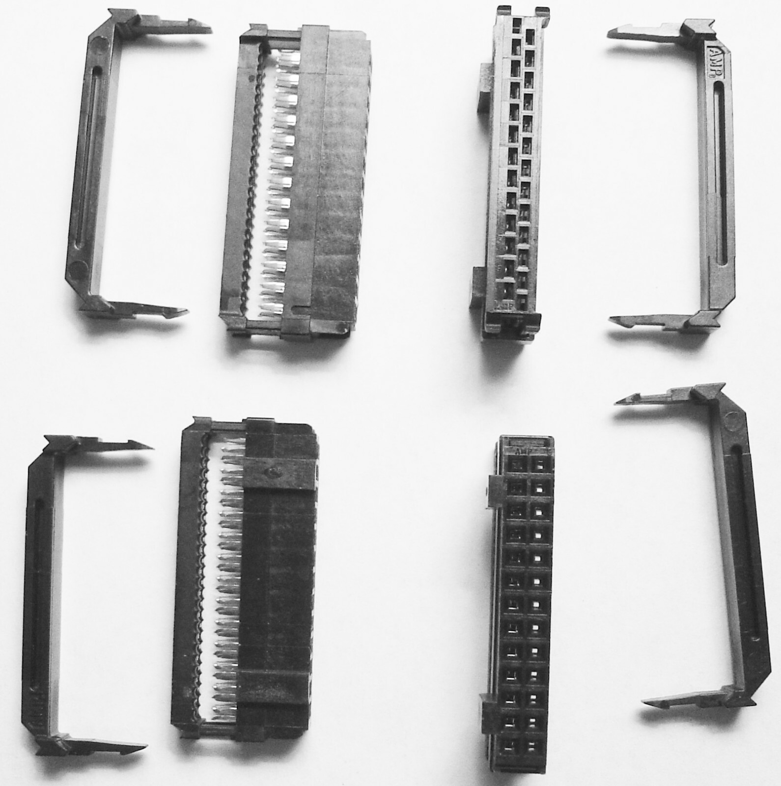 ~Qty=1 AMP 499499-7 Tyco TE AMP-LATCH Ribbon Connector 26 Contact W ...