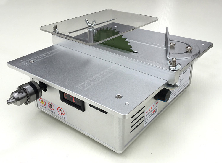 Mini Dual Motor Table Saw Woodworking DIY Desktop Saw Table Cutter ...