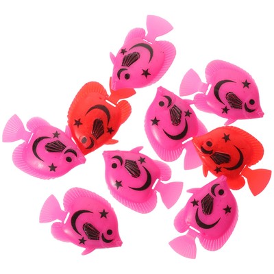 10 Pcs Ocean Party Decoration Aquarium Accessories Lifelike Fish Props ...