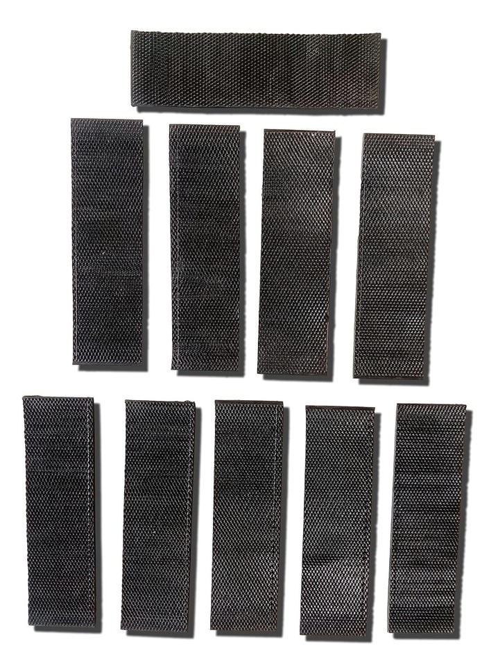 Rubber Cricket Bat Toe Guard Black Colour Pack of 10 With Glue And ...