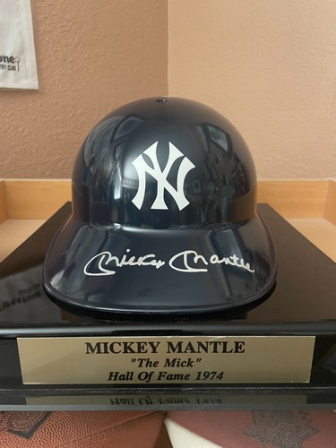 Yankees - Mickey Mantle - Signed Batting Helmet - JSA Certified | eBay