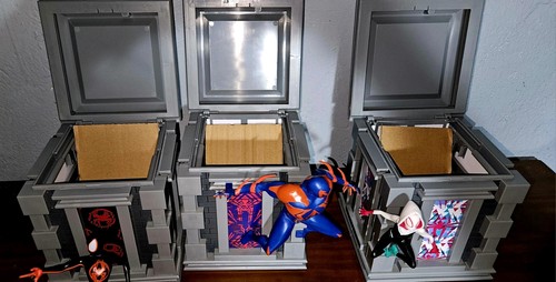 Cinemex Spiderman Across Spiderverse Tower Miles Morales 2099 Popcorn ...