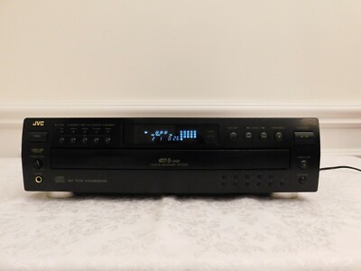 JVC XL-F254BK 5 Disc CD Changer Carousel Player Compact Disc Hi Fi ...