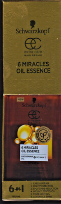 Schwarzkopf Extra Care Hair Repair 6 MIRACLES OIL ESSENCE 6 IN 1 100ml ...