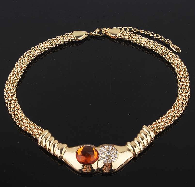 Gold Filled Gem Crystal Rhinestone 4 And 3 Piece Jewelry Set | eBay