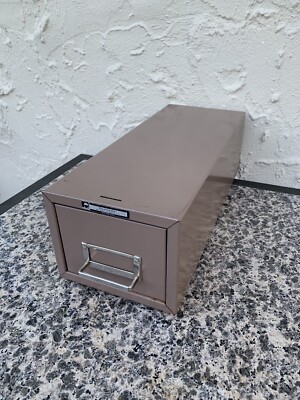 Metal Steelmaster Art Steel Co New York 1 Drawer Card File Cabinet | eBay