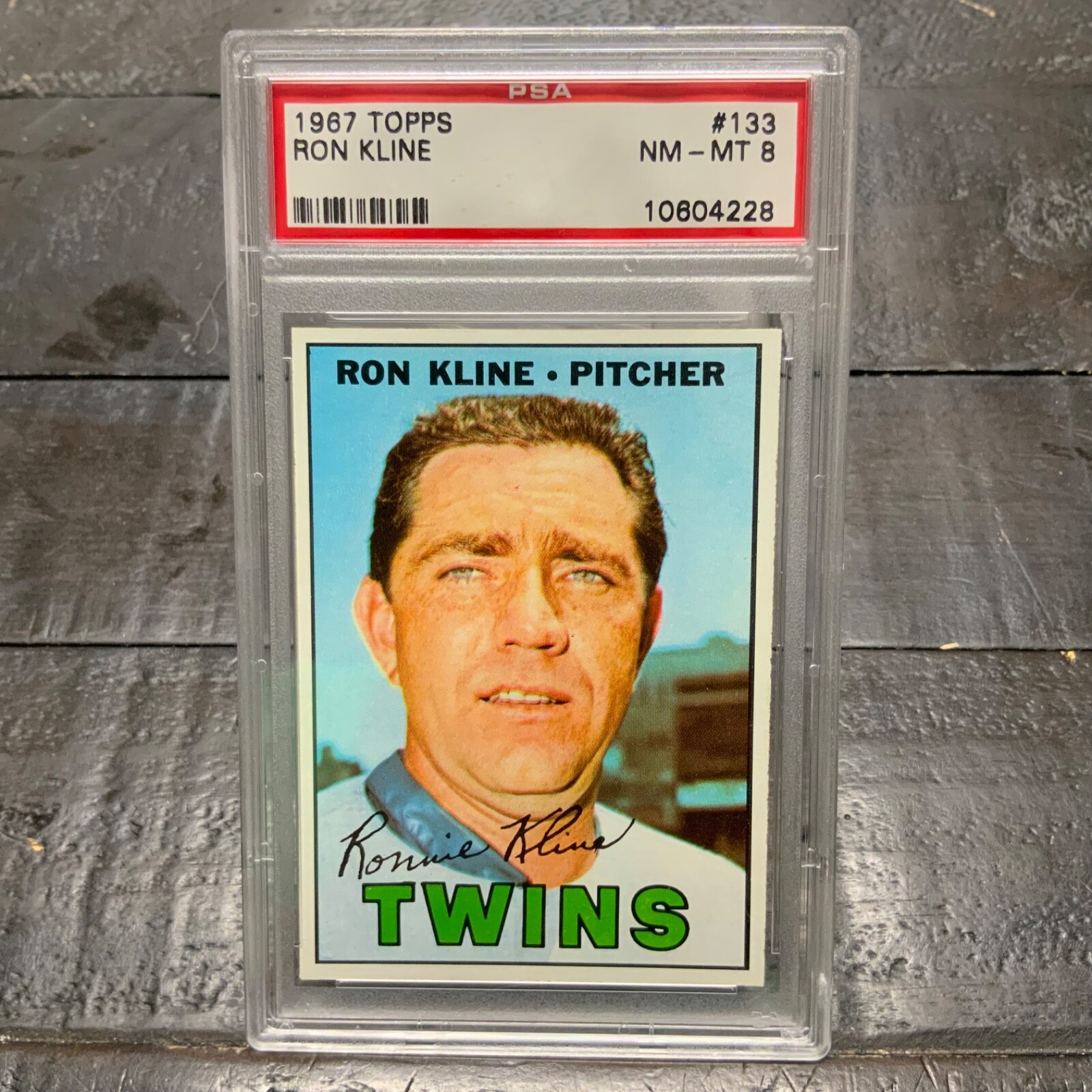 1967 Topps Ron Kline #133 *Twins* PSA 8 NM-MT | eBay