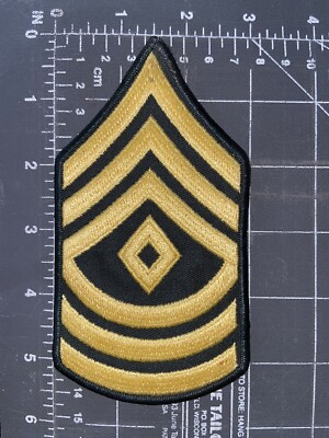 Vintage United States Army First Sergeant Patch 1st Rank Insignia E-8 ...