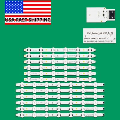 LED Backlight For LG 86UK6570PUB 86UN85006LA 86UN8570AUD 86UM8070AUB ...
