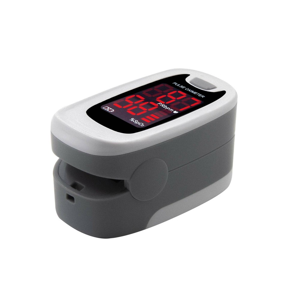 Finger Pulse Oximeter Blood Oxygen Sensor O2 SpO2 Monitor Heart Rate ...