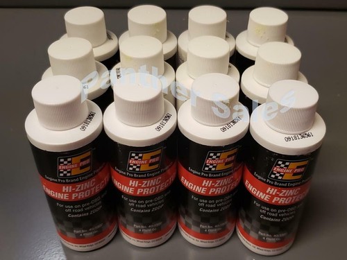 Case of 12 Engine Pro 40-1900 HI-ZINC ZDDP Protective Engine Oil Zinc ...