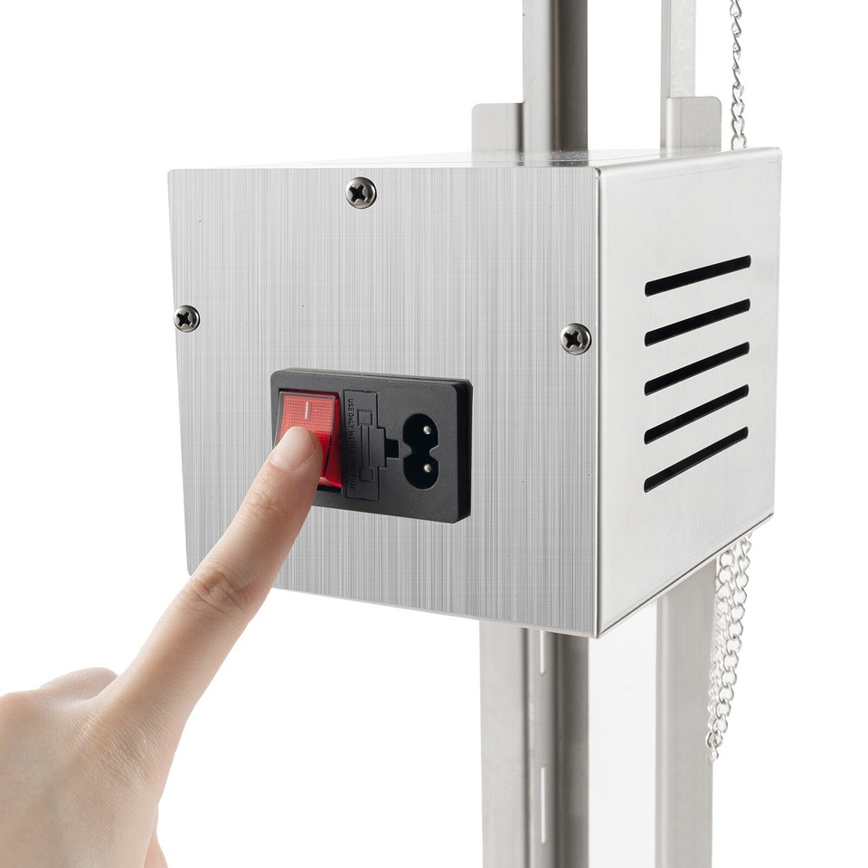 53 inch Large Spit Roaster Rotisserie Chicken Electric BBQ Grill Pig ...