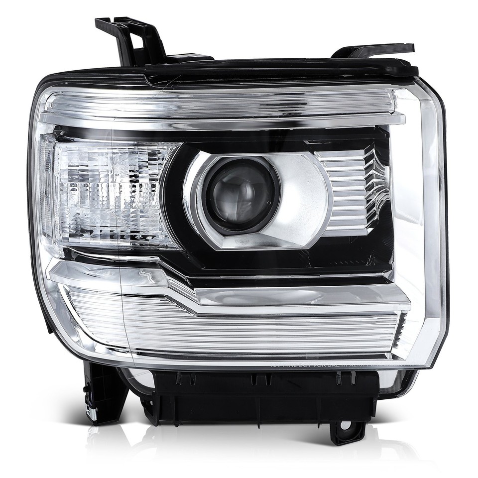 Pair Headlights Assembly Fits 2014-2015 GMC Sierra 1500 Base Left ...
