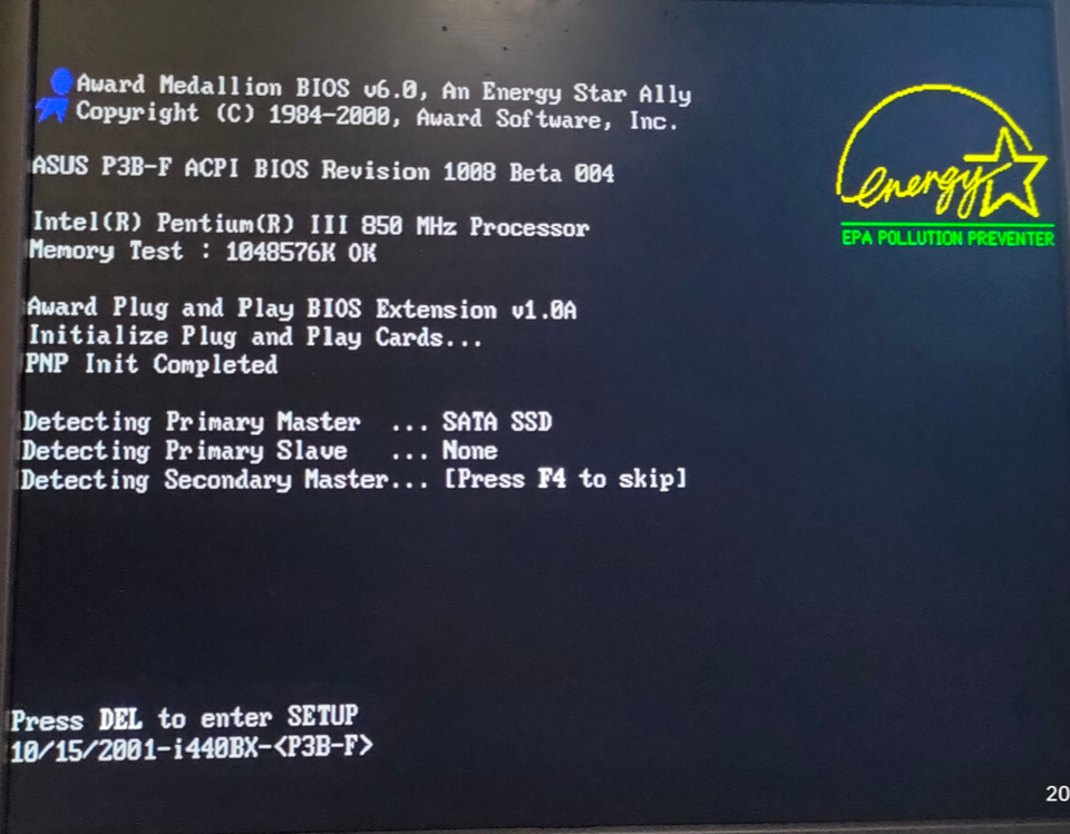 Flagship Slot 1 ASUS P3B-F Motherboard Rev 1.03 (440BX), CPU & 256 MB ...