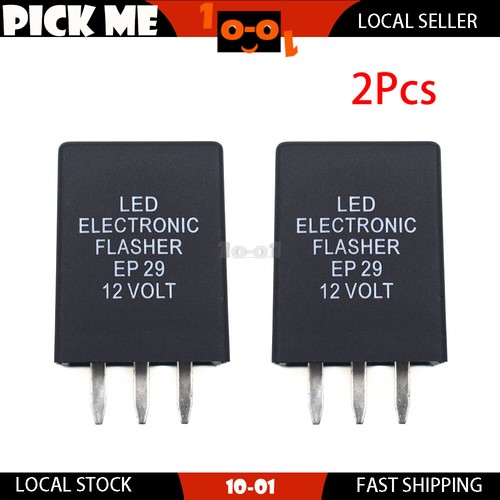 2 x 4Pin 12V EP29 LED Electronic Flasher Relay For Jeep Cherokee 2001 ...