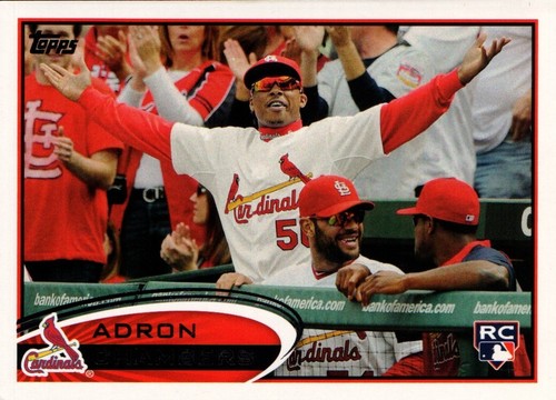 2012 Topps Baseball #90a - Adron Chambers RC, ERR - St. Louis Cardinals ...