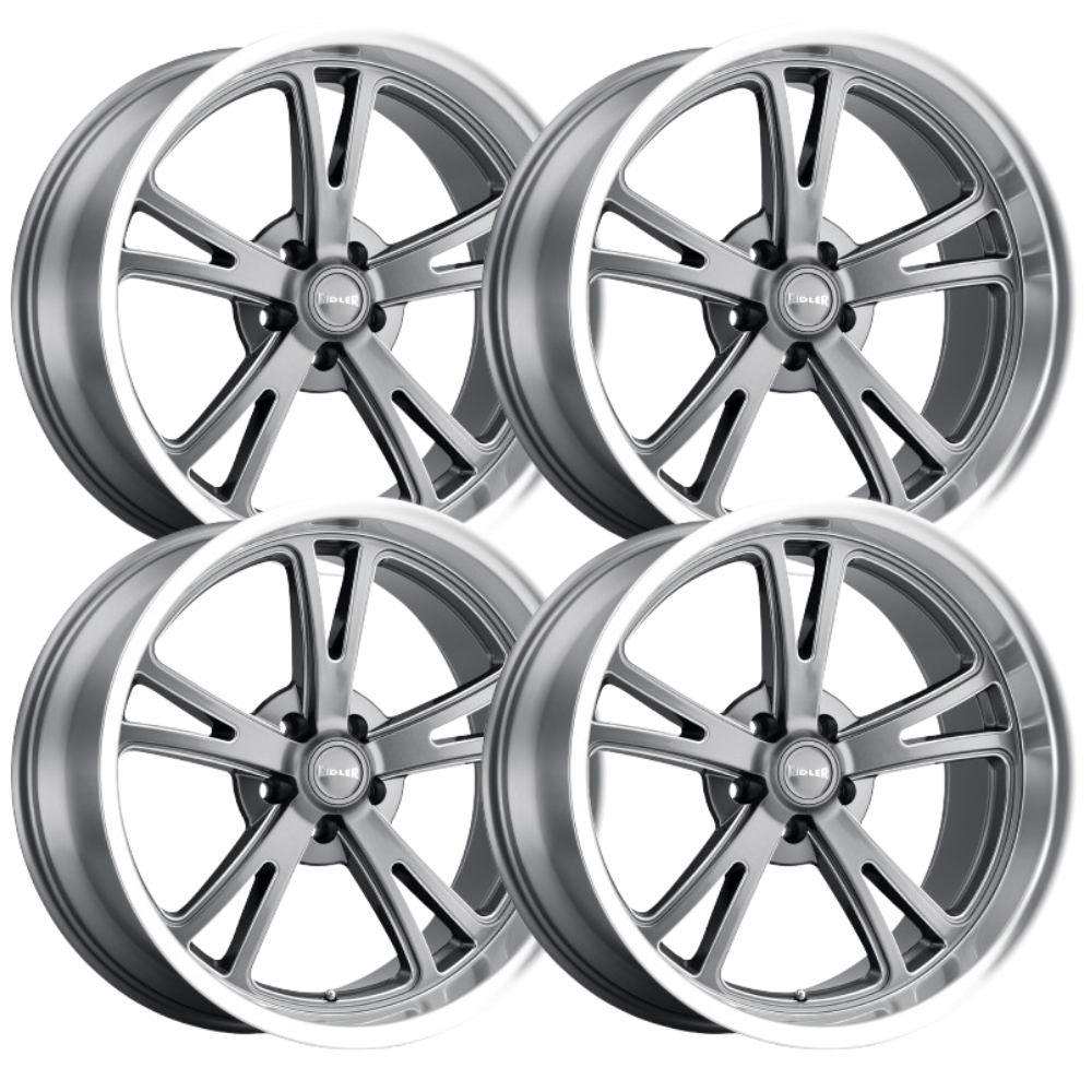 (Set-4) Ridler 606 20x10 5x127 0mm Gray Wheels Rims 20 Inch | eBay