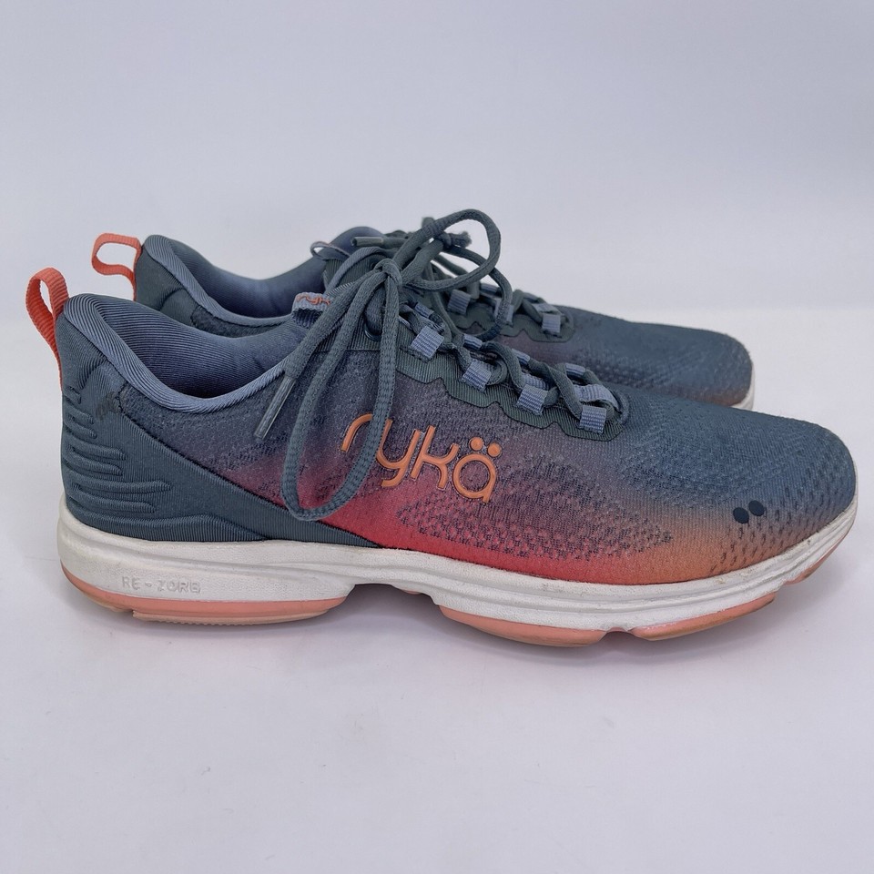 Ryka Devotion Plus 4 Grey Blue & Pink Walking Shoes Women’s Sz 7 M | eBay