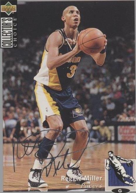 1994-95 Upper Deck Collector's Choice - Reggie Miller #31 Silver Foil ...