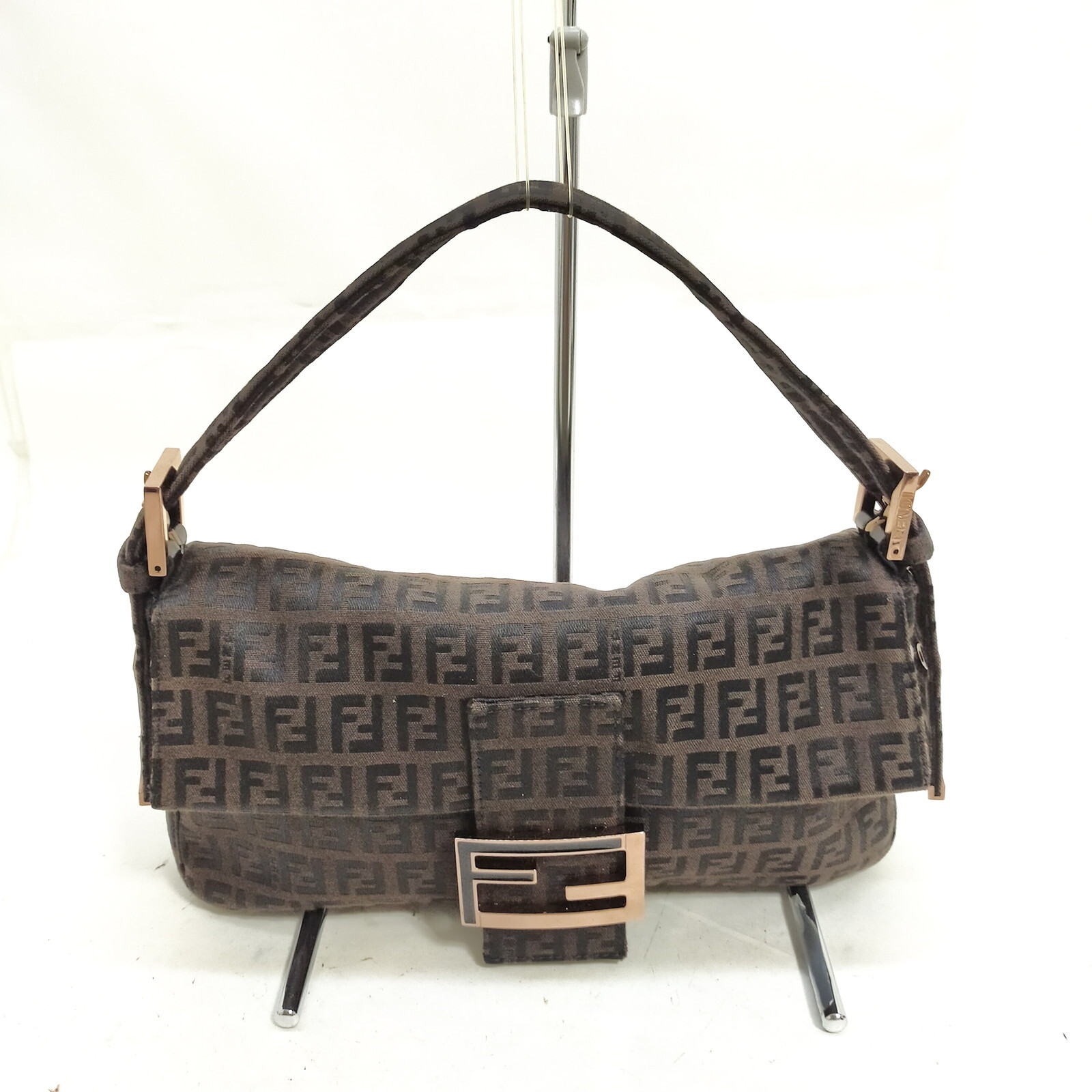 Fendi Hand Bag Brown Canvas 3652353 | eBay