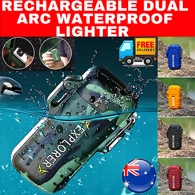 Explorer Plasma Lighter Usb Rechargeable Waterproof Electric Black ...