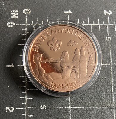 Boy Scouts BSA Utah National Parks Bryce Canyon District Coin Token ...