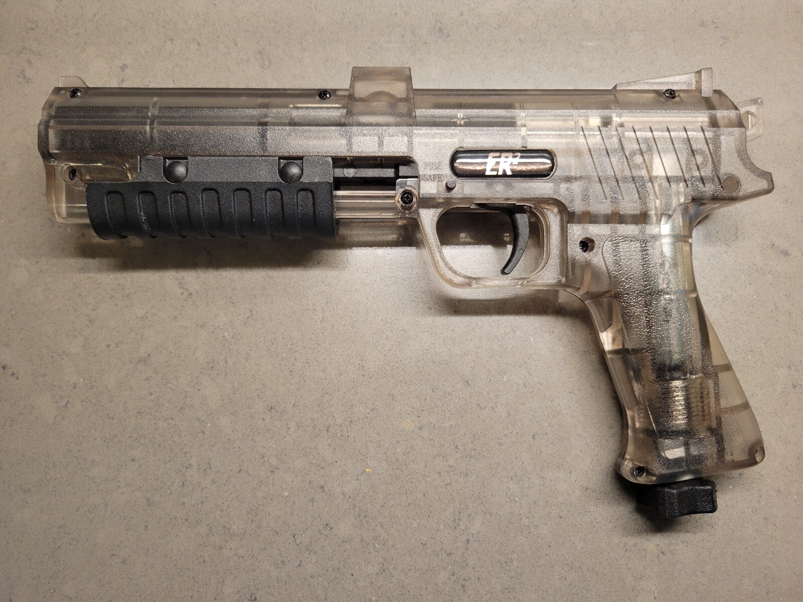 JT Clear Ghost ER2 Pump action paintball gun Pistol stock class | eBay