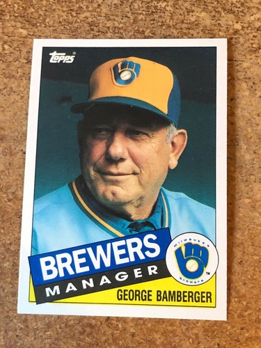 1985 Topps Tiffany Traded Baseball # 5T George Bamberger Brewers ...