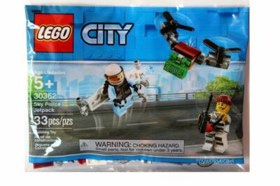 Lego #30362 CITY Sky Police Jetpack Building Toy Set Polybag | eBay