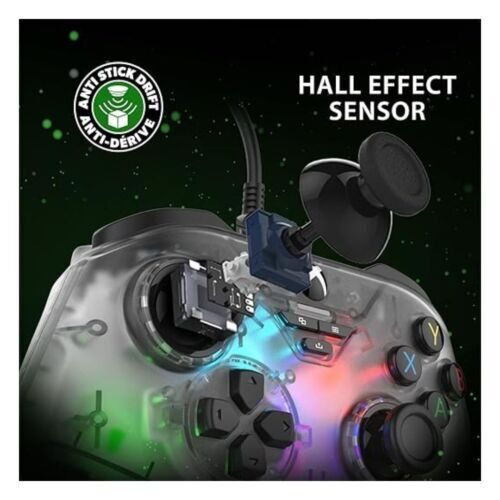 Snakebyte GamePad RGB X smoke grey Controller for Xbox Series X and PC ...