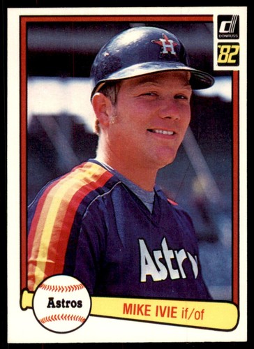 1982 Donruss Baseball Card Mike Ivie Houston Astros #396 | eBay