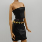 Barbie Doll Size Belt Gold Medallions Rainbow Fits Model Muse MTM ...