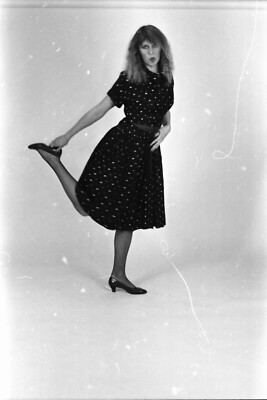 Vintage 1980's Photo Negative Fashion Model Beautiful Woman | eBay