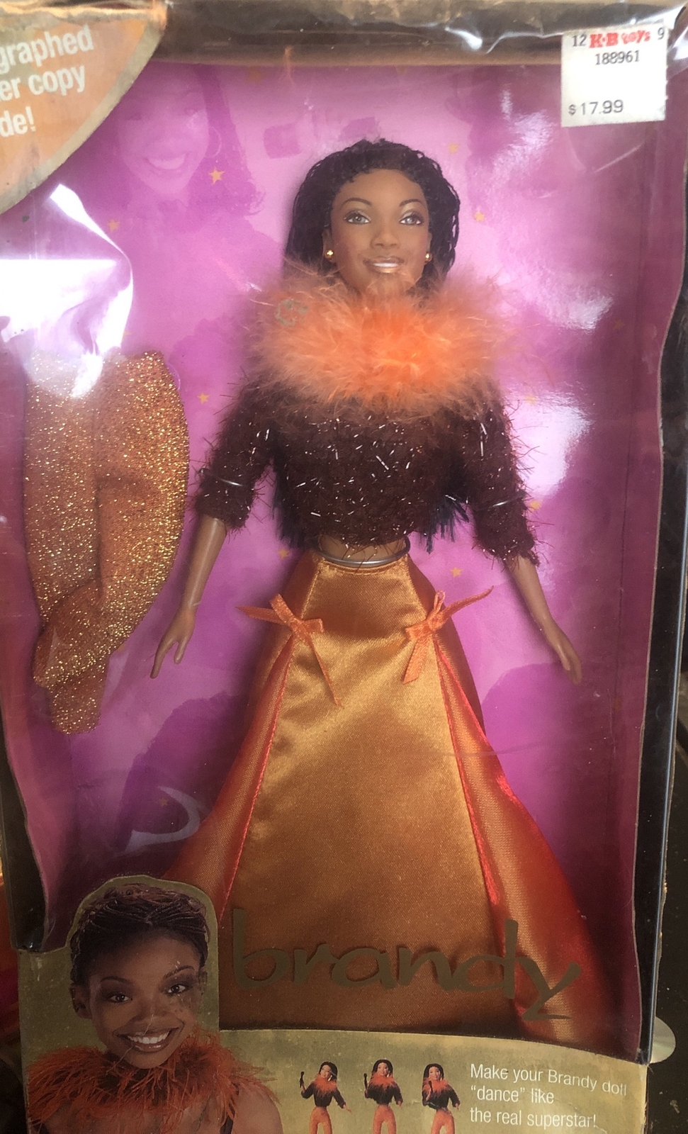 Barbie Rare Mattel 1999 Superstar Brandy Barbie Doll Moesha Singer for ...