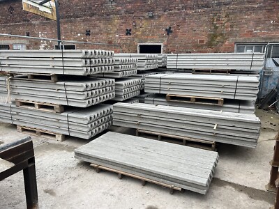 8Ft Reinforced Concrete Intermediate Fencing Posts ~ New | eBay UK