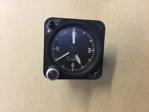 cessna aircraft clock PN CA-6254 S-1317 As Is | eBay