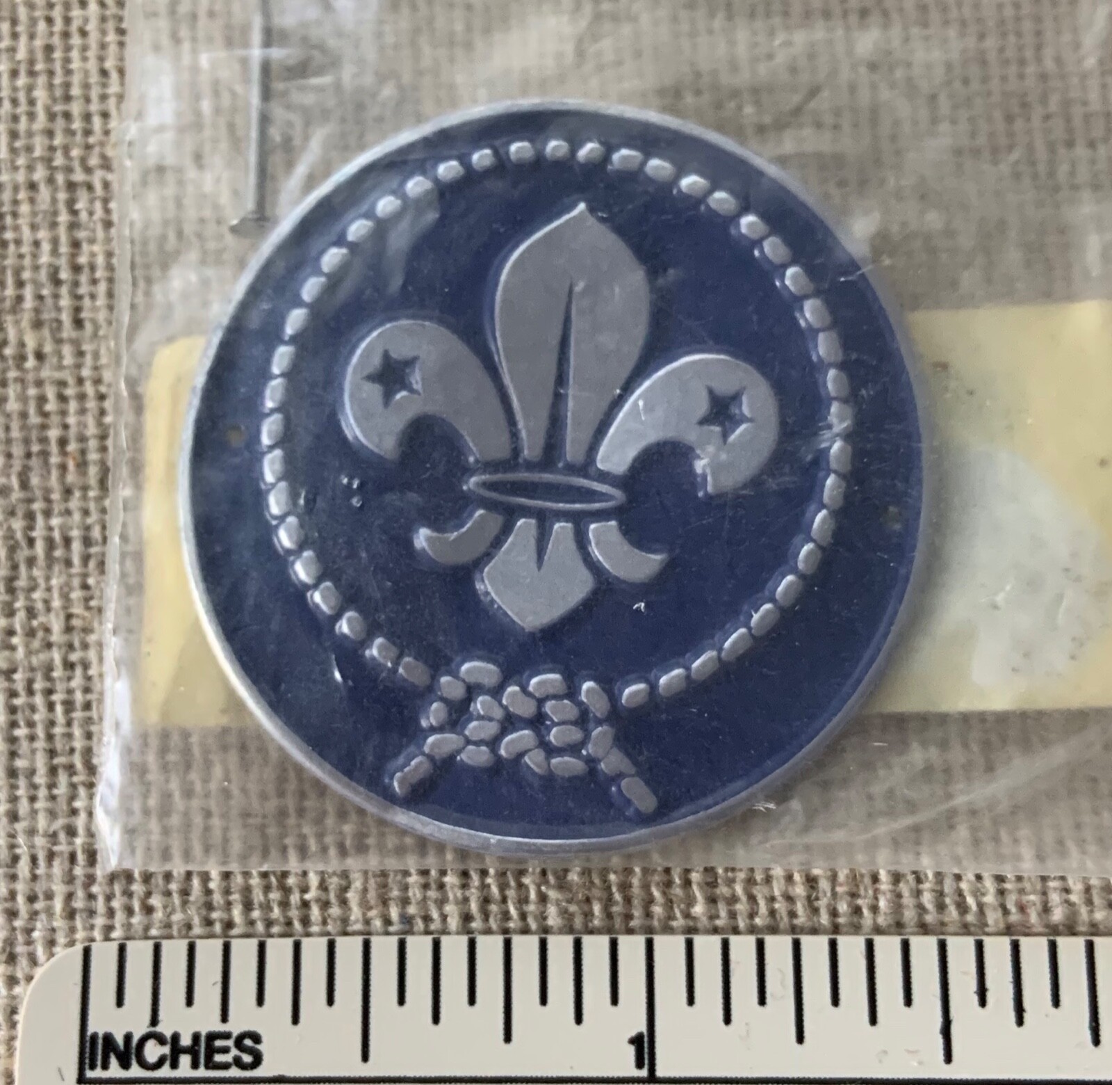 NOS WORLD SCOUTING Boy Scout Hiking Staff Shield MEDALLION ...