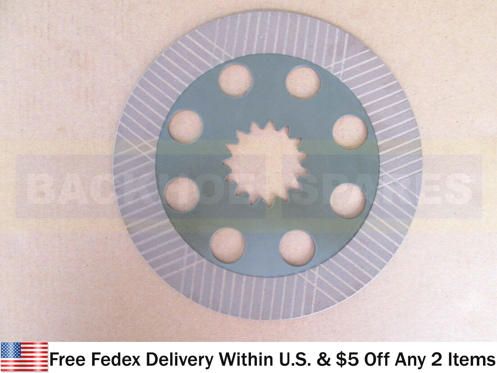 JCB PARTS - BRAKE FRICTION PLATE, SET 10 PCS. (PART NO. 458/20353 450/ ...