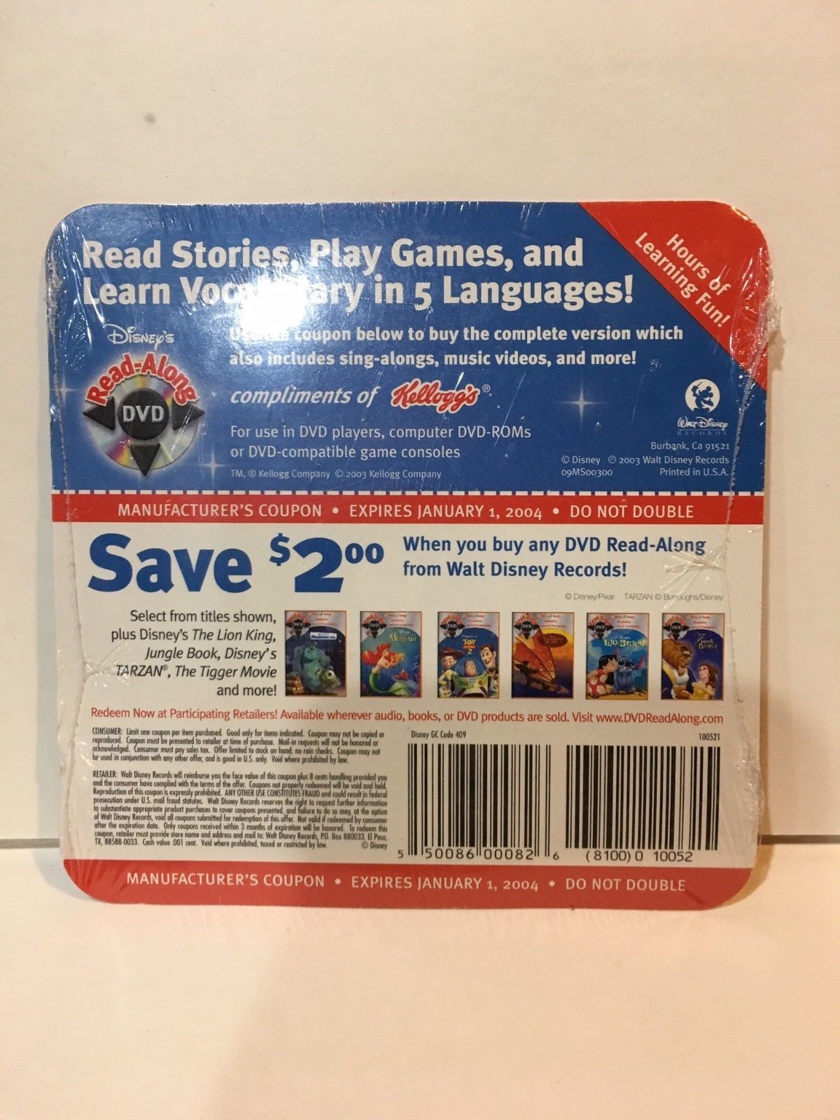 Disney Lilo & Stitch . Read Along DVD Sampler 550086000826 | eBay