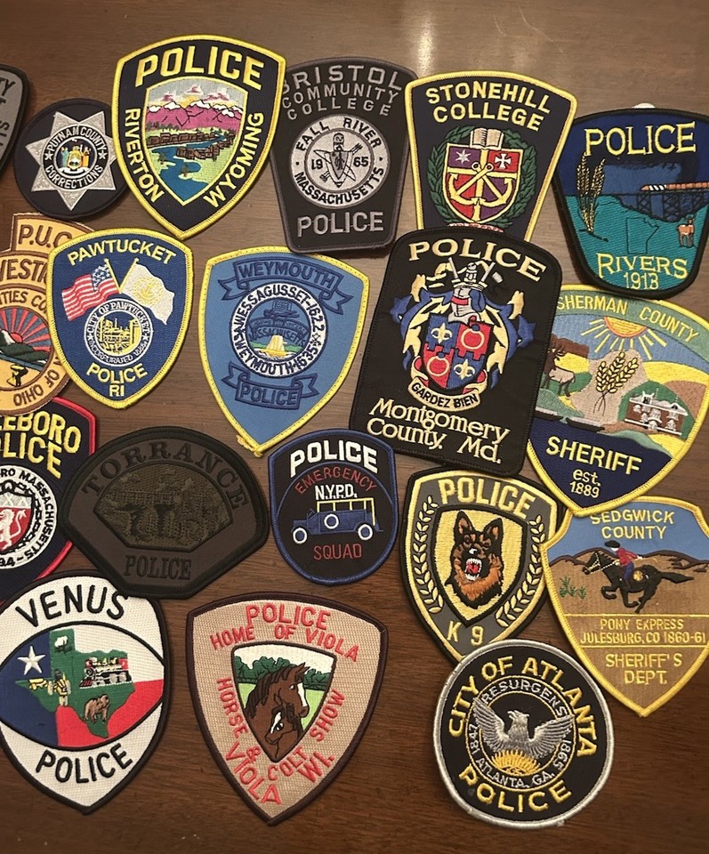 Lot Of 30 Police And Law Enforcement Patches | eBay